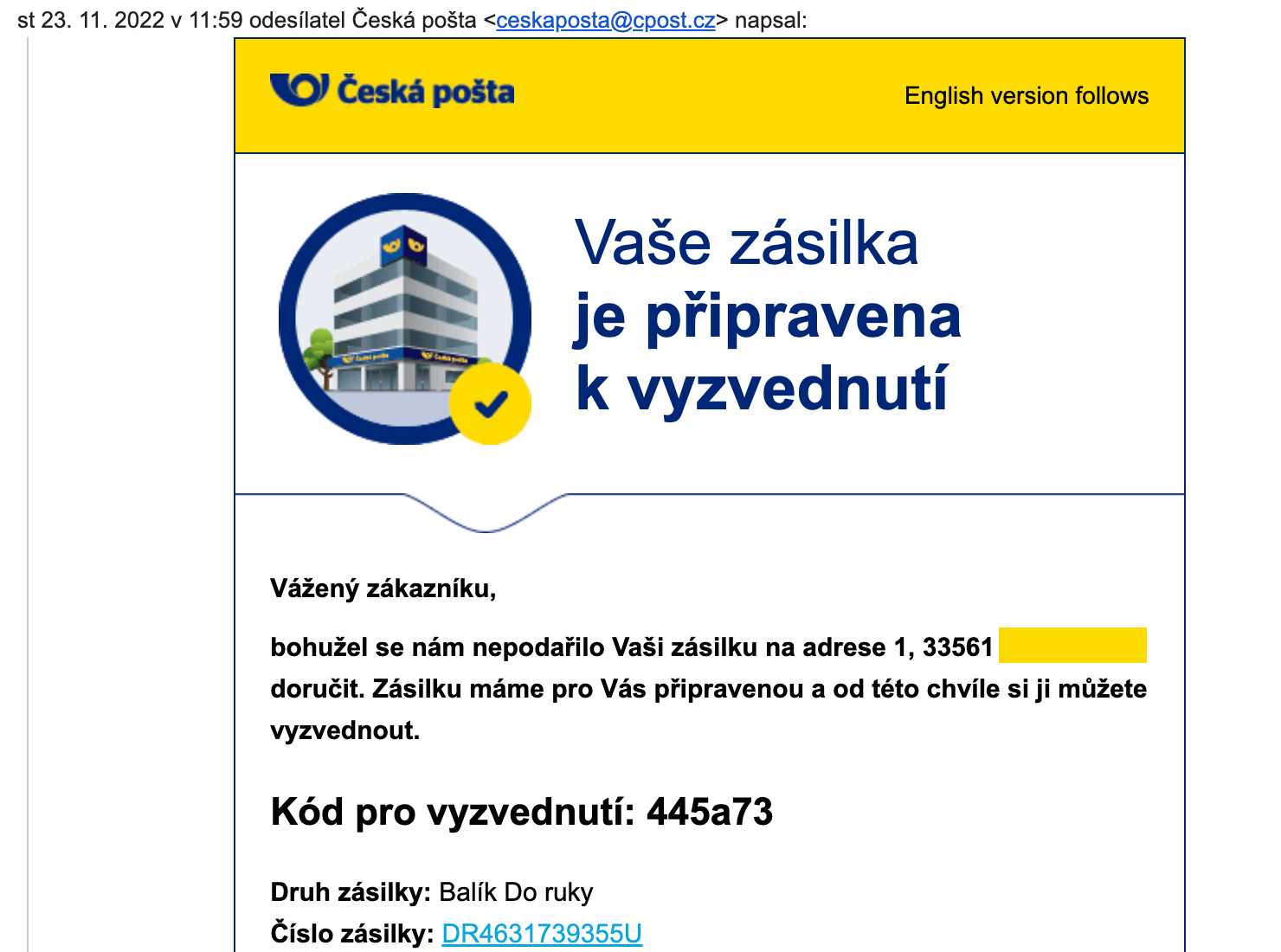 Nedoručování zásilek státního podniku Česká pošta - Spálené Poříčí ...